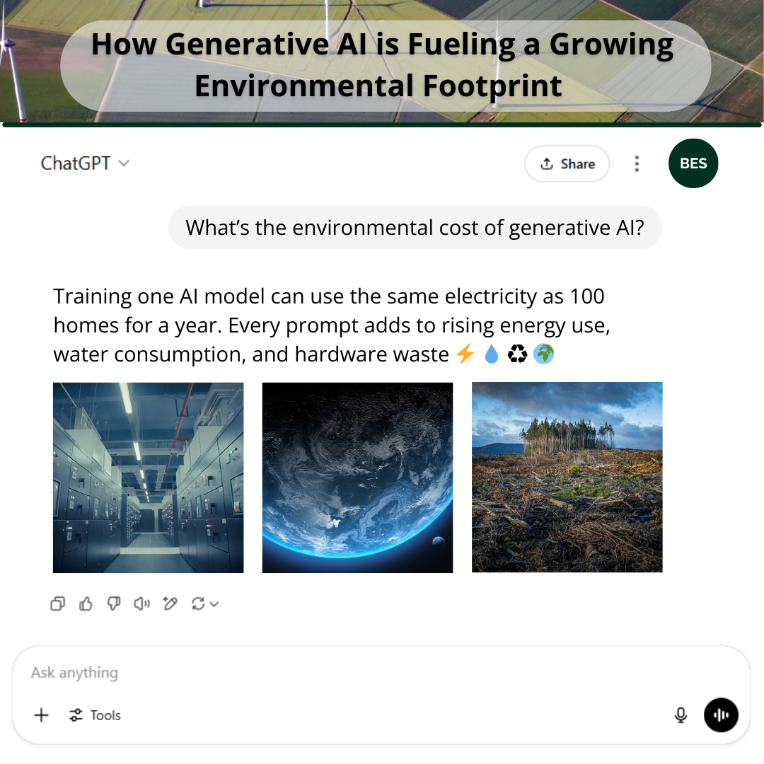 How Generative AI Is Fueling a Growing Environmental Footprint