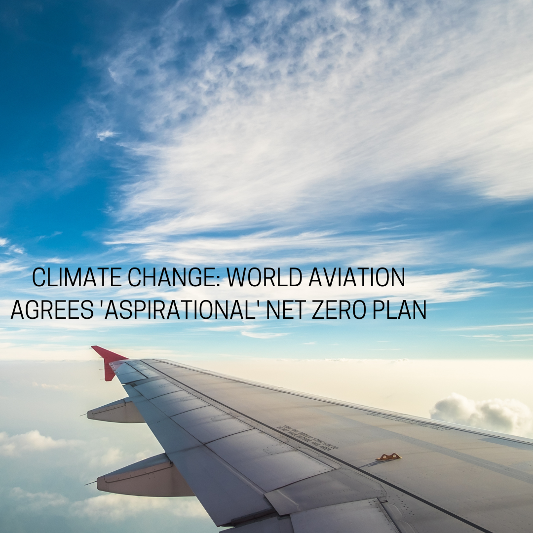 World Aviation Agrees 'Aspirational' Net Zero Plan
